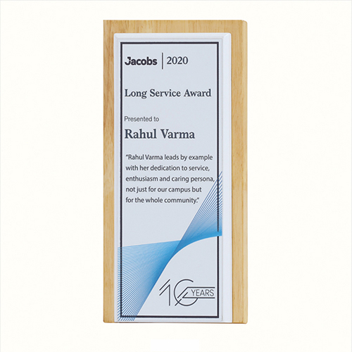 Long Service Plaque - Muskurado
