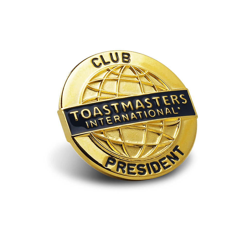 Pin-CLUB PRESIDENT - Muskurado
