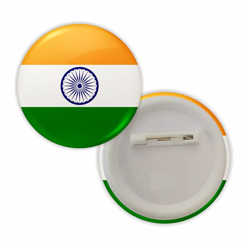 India Tricolor Badge - Pack of 10 - Muskurado