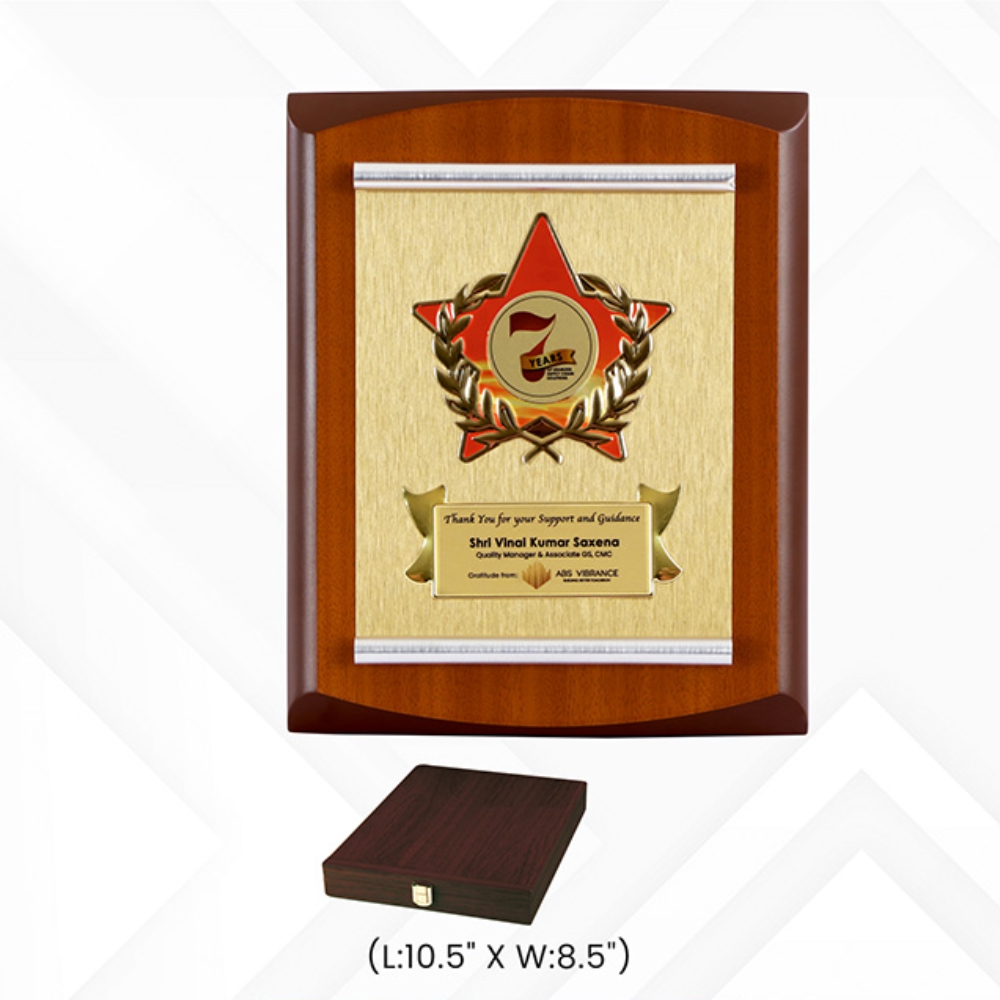 Star Scroll Plaque - Muskurado