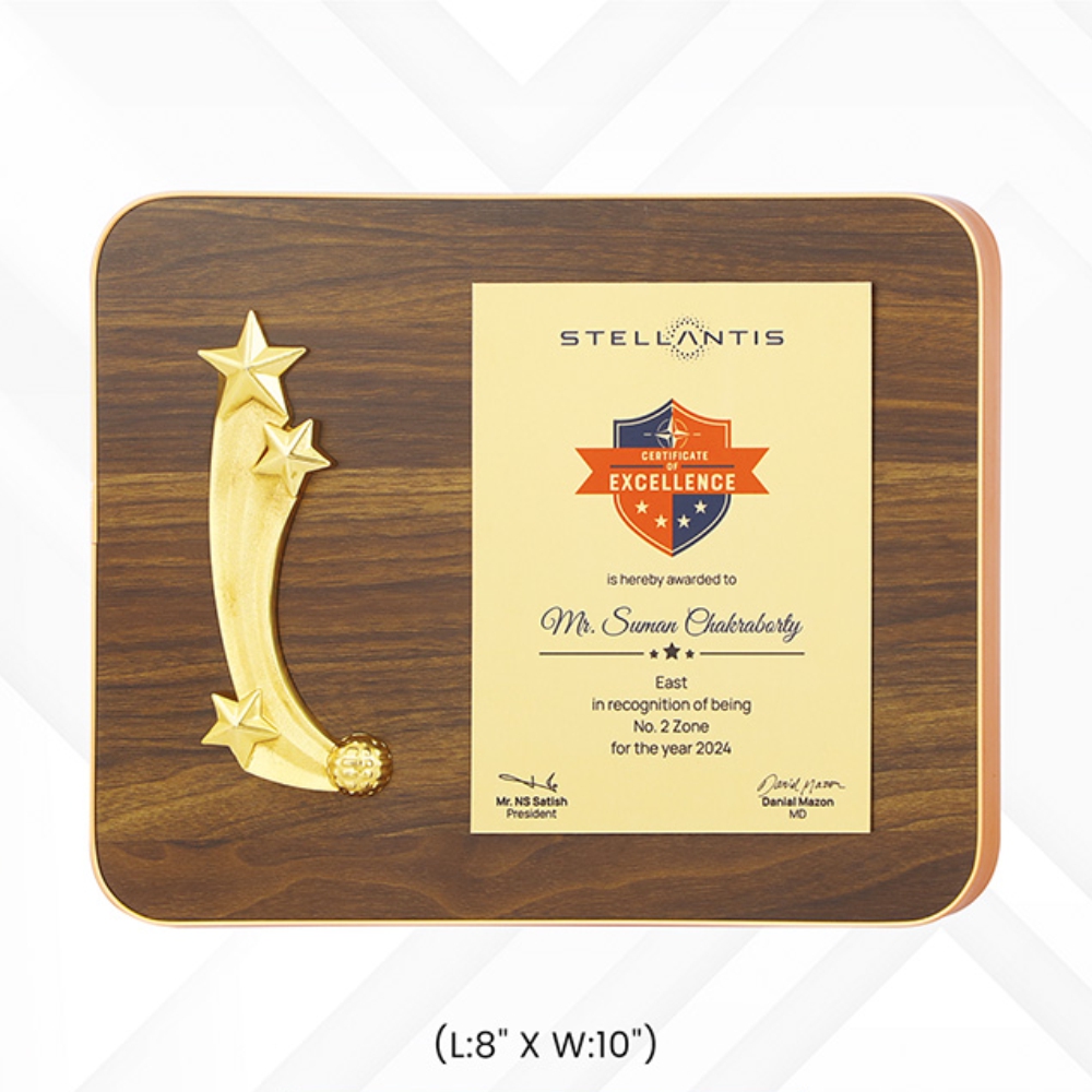 Triple Star Plaque - Muskurado